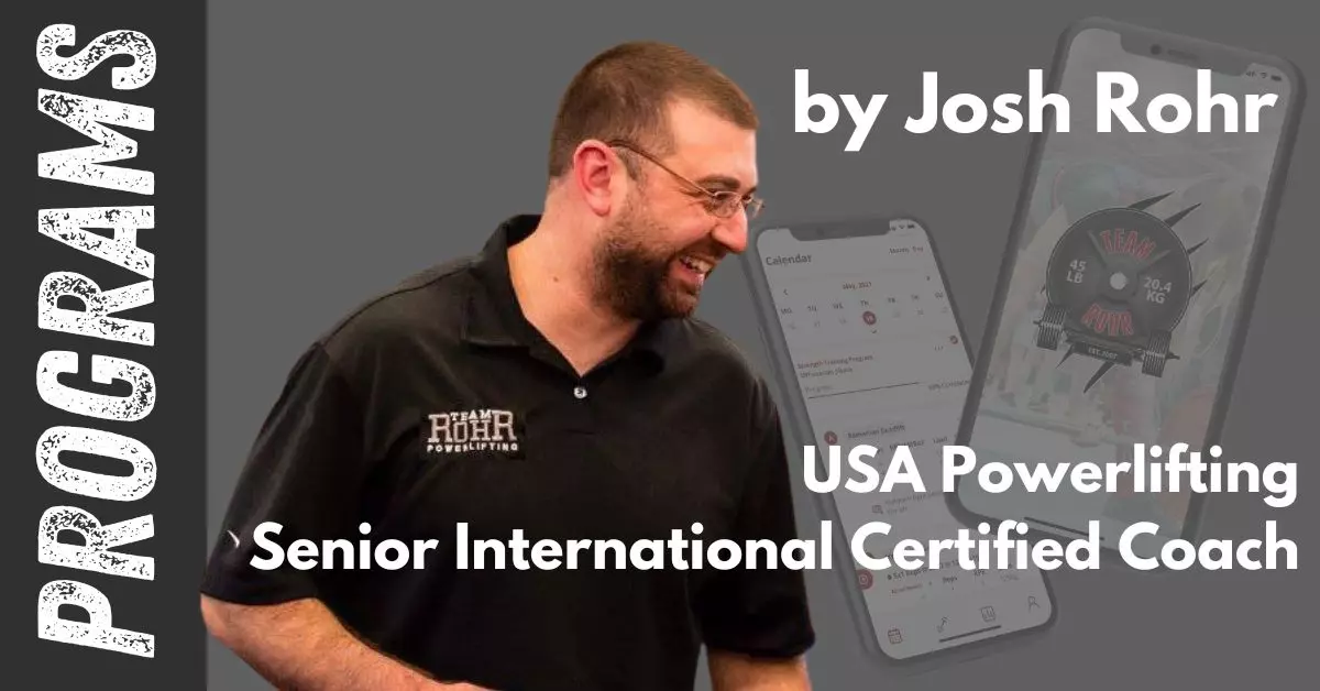 Team Rohr Powerlifting | Programs